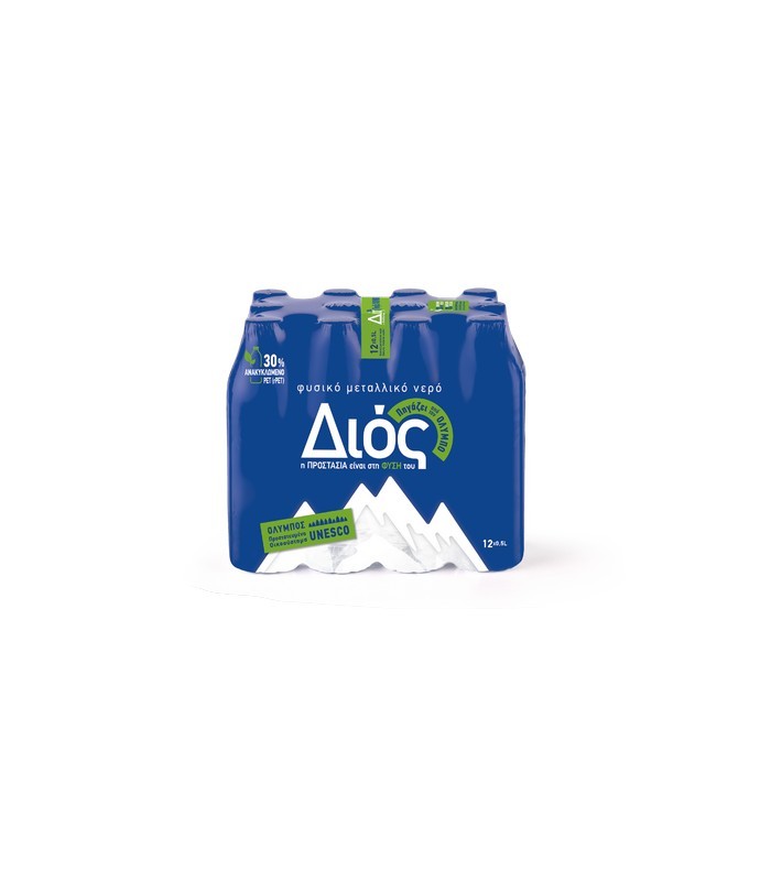 ΔΙΟΣ ΝΕΡΟ ΦΥΣΙΚΟ ΜΕΤΑΛΛΙΚΟ 12X0.5lt 126Τ-ΠΑΛΕΤΑ